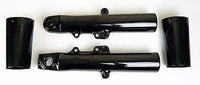 Harley Davidson 14-Up Touring Fork Legs Powder Coated Gloss Black 49mm ...